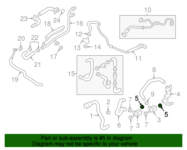 4G0-129-234 - Engine Water Pump Insulator 2016-2024 Audi | Audi OEM Parts