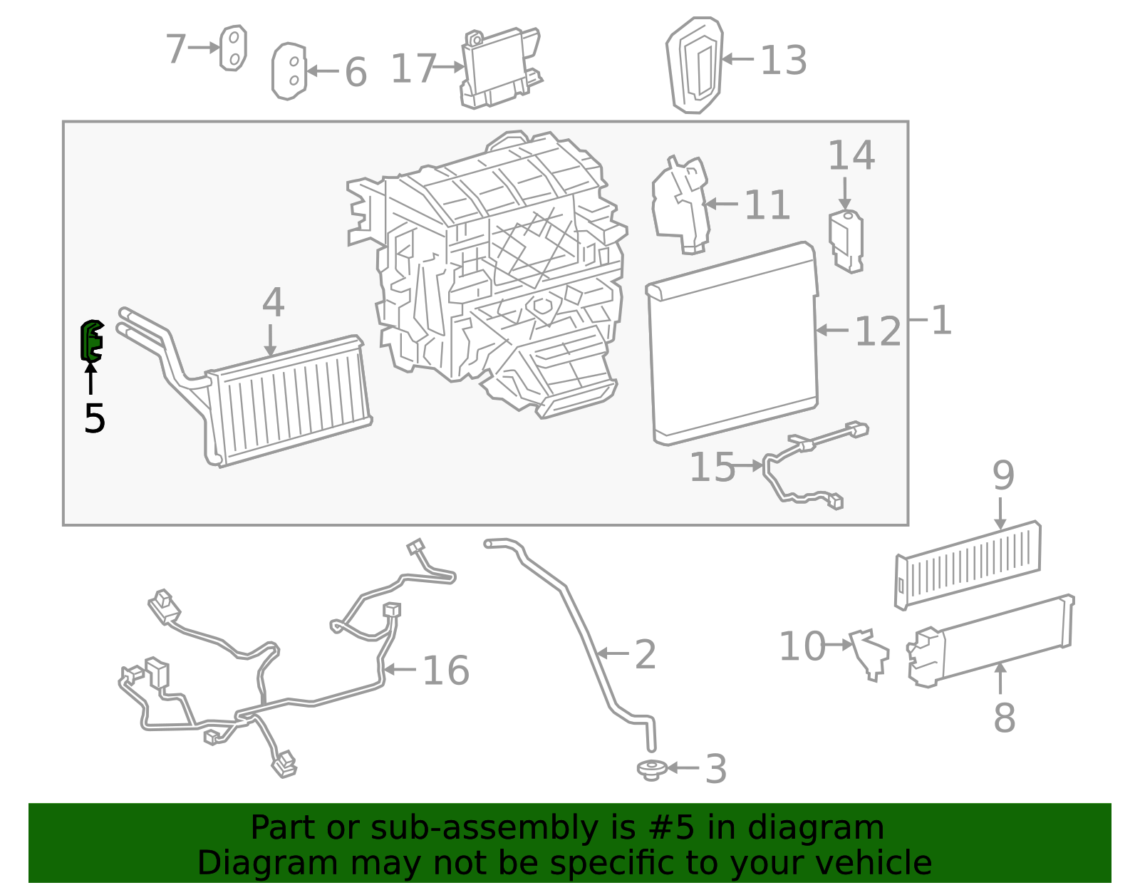 87124-33070 - 2007-2024 Lexus - Heater Core Clamp | My L Parts