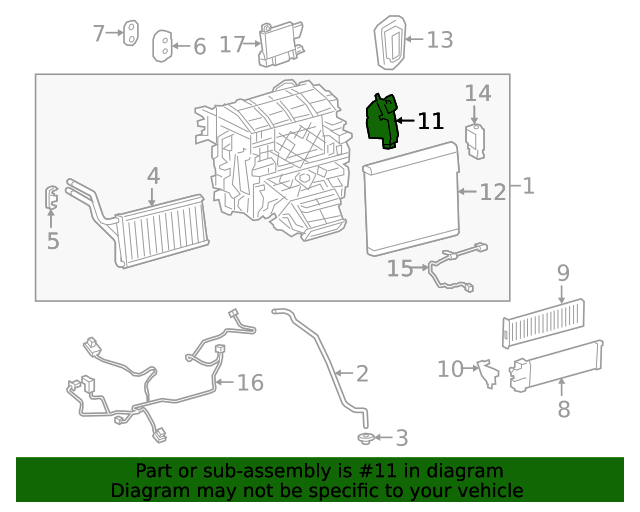 87106-0E100 - HVAC Air Inlet Door Actuator 2015-2023 Lexus ...