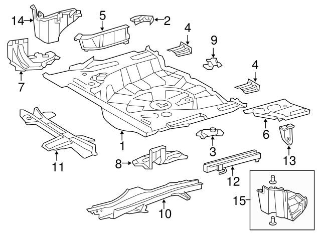 2010-2017 Lexus Side Panel 58306-12030 | OEM Parts Online