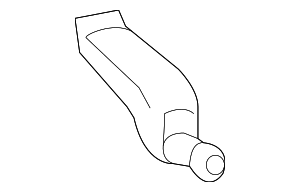 246-492-09-41 - Muffler & Pipe Bracket 2014-2020 Mercedes-Benz ...