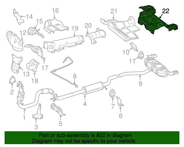 246-682-13-00 - Heat Shield 2015-2020 Mercedes-Benz | Mercedes-Benz USA ...
