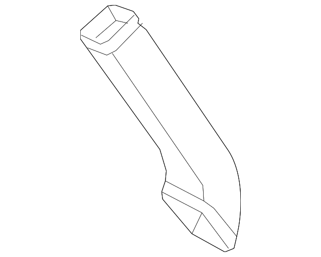 2010-2013 Toyota Highlander Lower Duct 62974-0E020 | Toyota Parts Center