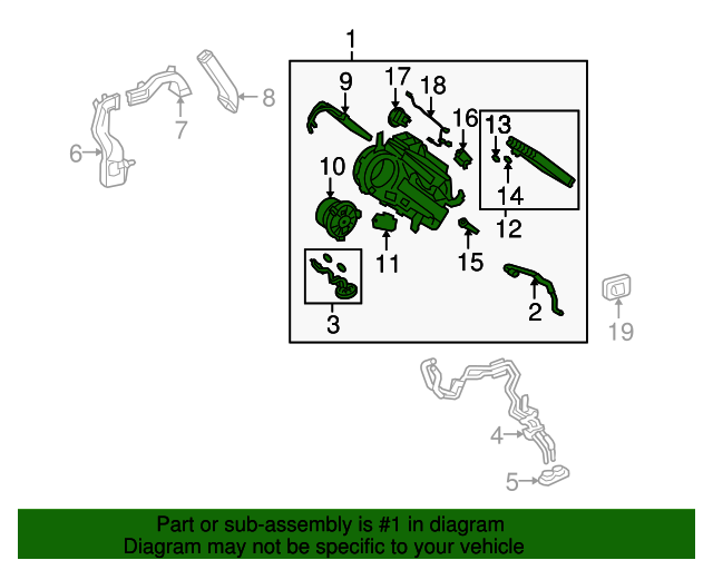 87030-0E020 - Heater Assembly 2008-2012 Toyota Highlander | Longo ...