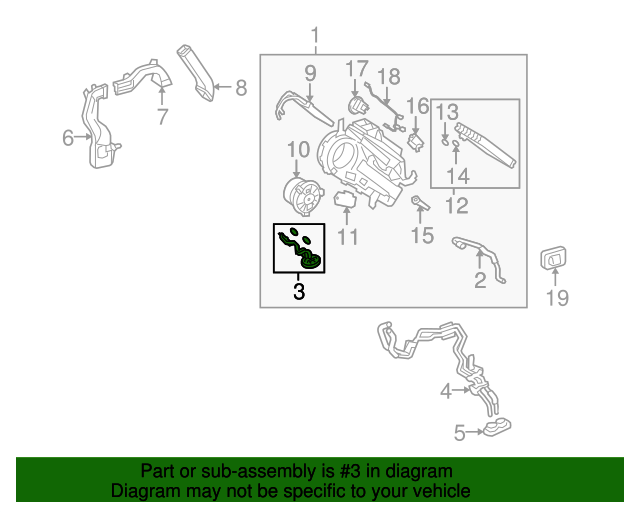 Toyota 2008-2013 Toyota Highlander Tube Assembly 88710-0E080 | Toyota Parts