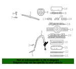 6DG451D2AF - Second Row Headrest Right - 2017 2018 Chrysler Pacifica ...