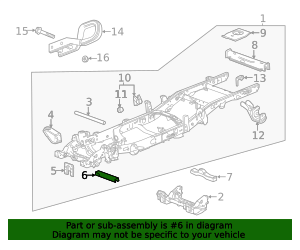 2020-2021 GM Cross-Member 84551988 | GMPartsDirect.com