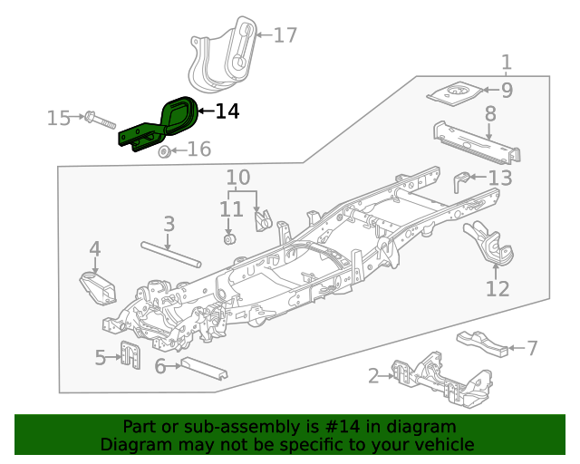 2020-2024 GMC Front Tow Hook 84196516 GM | GMPartsDirect.com