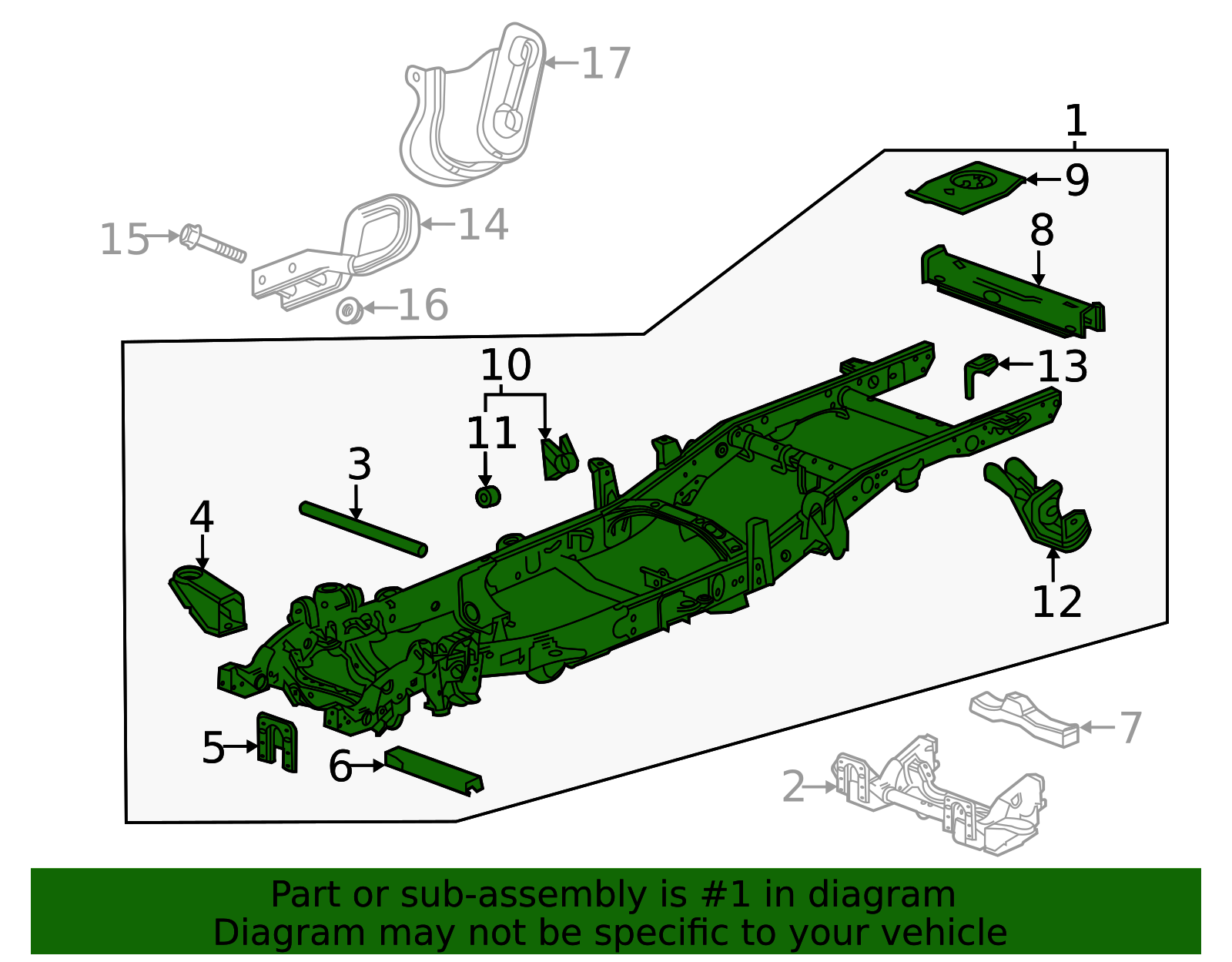 2024-2025 GM Frame Assembly 86592342 GM | GMPartsDirect.com