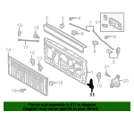 2016-2023 Toyota Tacoma Tailgate Hinge (Right) 66110-04030 | Toyota ...