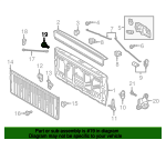 68965-04030 - Shaft, Tail Gate Stay - 2016-2023 Toyota Tacoma | OEM ...