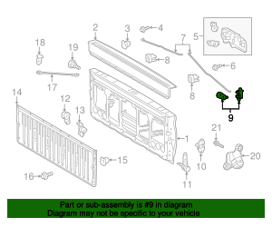 65790-04050 - Tailgate Latch 2016-2024 Toyota | AutoNationParts.com