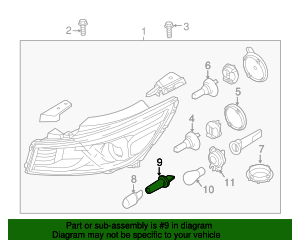2006-2018 Kia OEM NEW 2006-18 Kia Sedona Rio Left Right Front Position ...