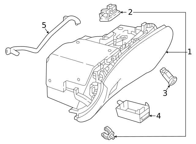 238-680-35-00-8V20 - Glove Box 2019-2021 Mercedes-Benz | Mercedes-Benz ...