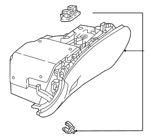 238-680-35-00-8V20 - Glove Box 2019-2021 Mercedes-Benz | Mercedes-Benz ...