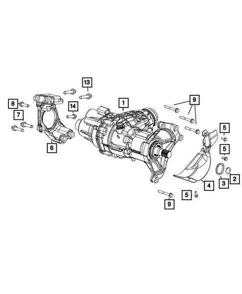 Transfer Case and PTU Assembly for 2020 Jeep Compass | Mopar eStore
