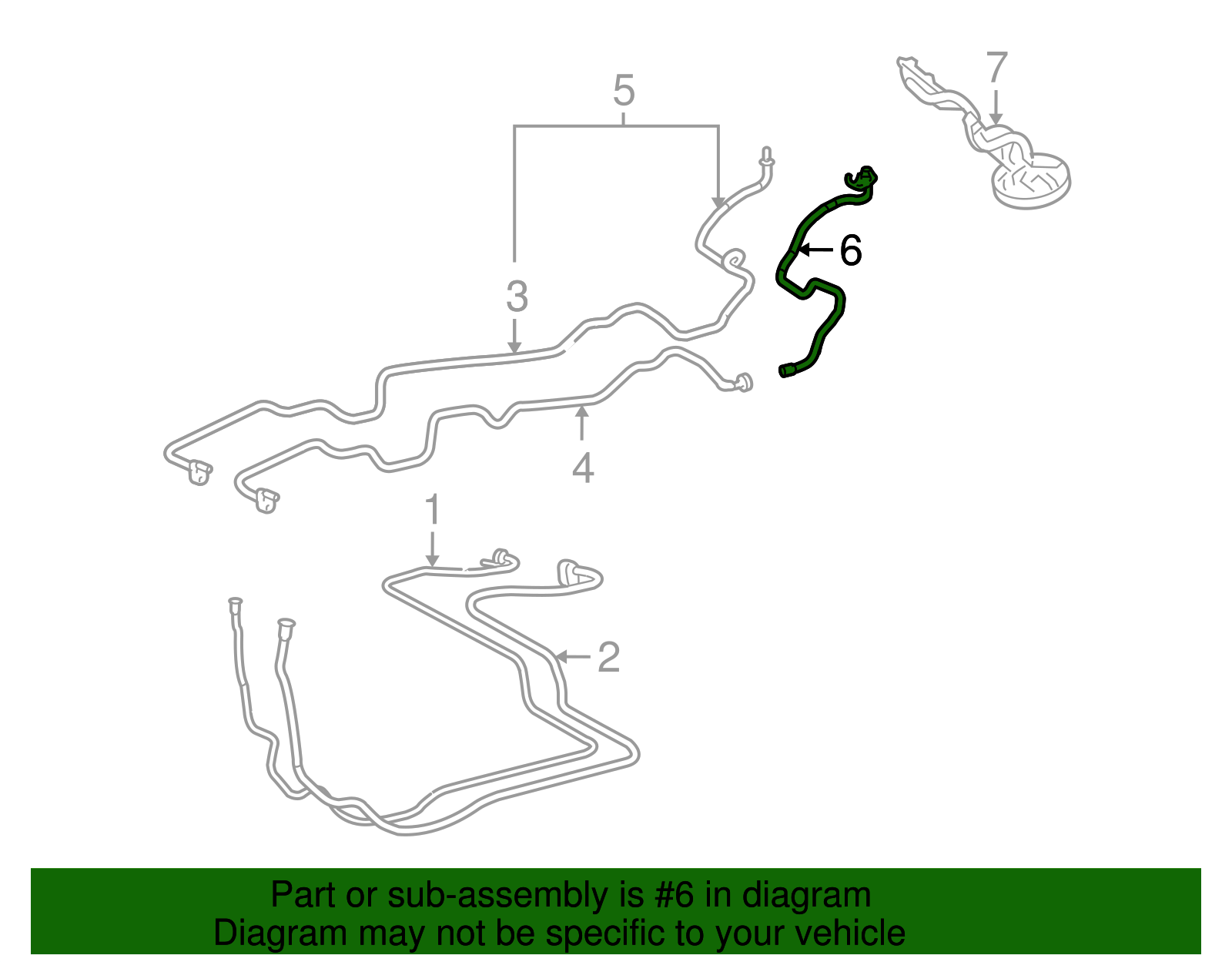 2008-2013 Toyota Highlander 2008-2013 Toyota Highlander - Rear AC Line ...