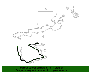 2008-2010 Toyota Highlander Front AC Line 88716-48260 | OEM Parts Online