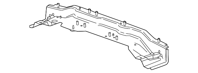 2014-2019 GM Underbody Number 3 Cross Sill 84351663 | GMPartsDirect.com