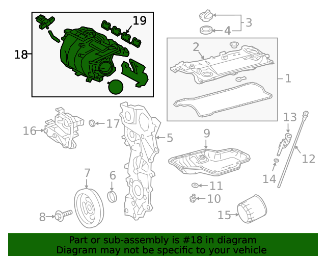 2021-2024 Lexus Intake Manifold 17120-F0060 | Express Lexus Parts
