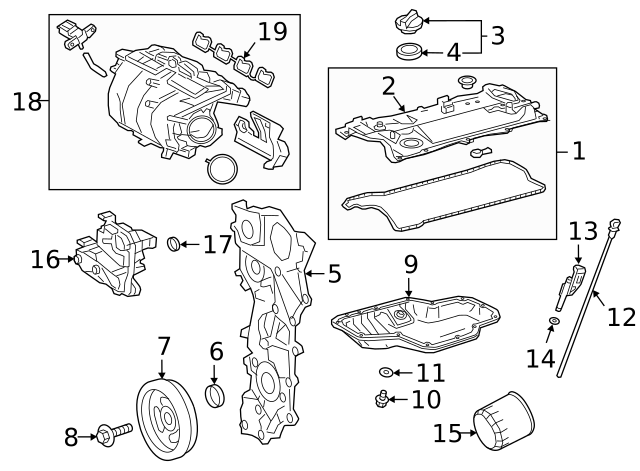 2021-2024 Lexus Intake Manifold 17120-F0060 | Express Lexus Parts