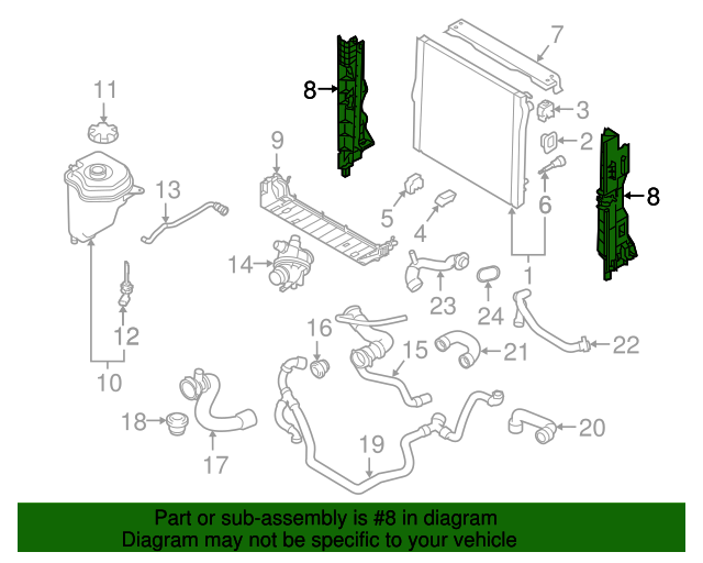 17-11-8-572-188 - Mount Bracket - 2008-2019 BMW | Buy BMW Parts Now