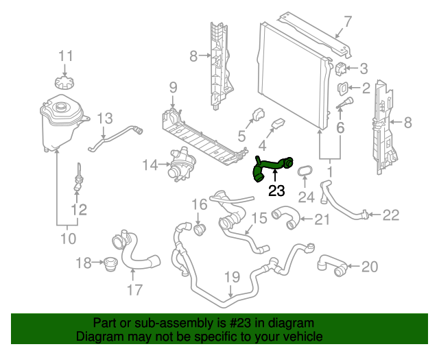2014-2019 BMW Inlet Pipe 11537649304 | OEM Parts Online