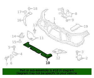 2013-2022 Land Rover Sight Shield LR078783 | OEM Parts Online