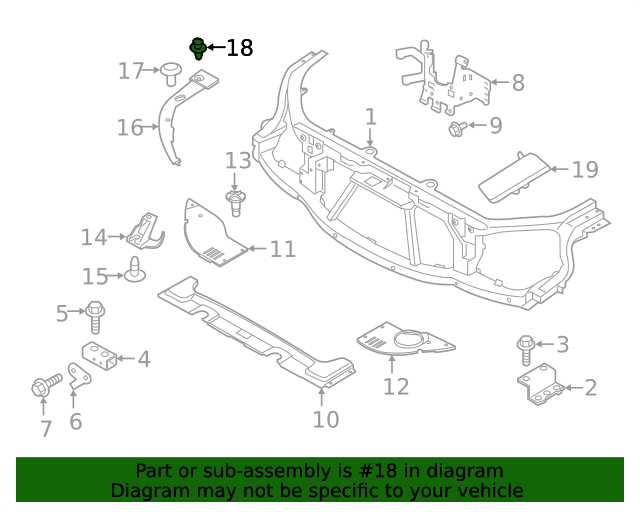 Genuine OEM Side Shield Retainer Part# LR005896 Fits 2013-2023 Land ...