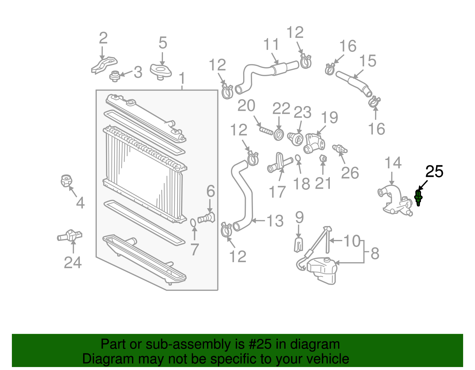 89422-35010 - Engine Coolant Temperature Sensor - 1991-2010 Toyota ...