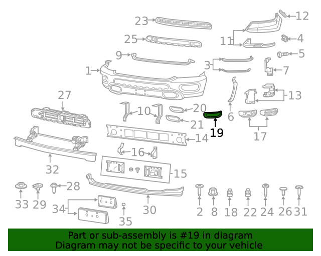 2019 Ram 1500 Blank Cover 68274681AB | TascaParts.com