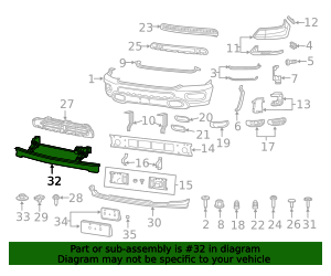 2019-2022 Ram 1500 Air Dam 68274406AH | TascaParts.com