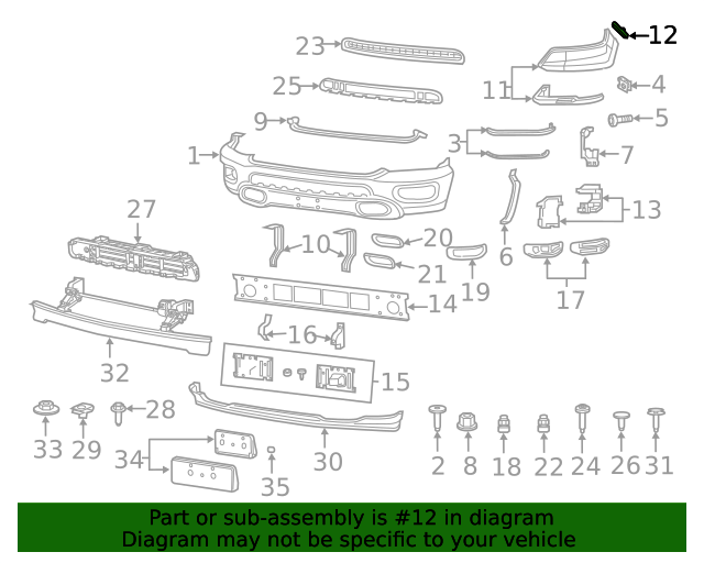 2019 Ram 1500 Filler Panel Bracket 68275365AA | TascaParts.com