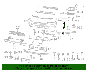 68274691AB - Bumper Support - 2019 2020 Ram 1500 | Mopar Parts Canada