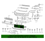 68302644AC - Horn And Bracket - 2015-2021 Dodge Challenger | Mopar ...