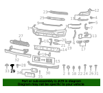 2019-2020 Mopar Shutter Nut 6503194 | TascaParts.com