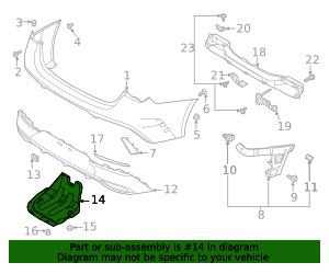 2021-2024 Kia K5 Under Cover 86676-L3000 | OEM Parts Online