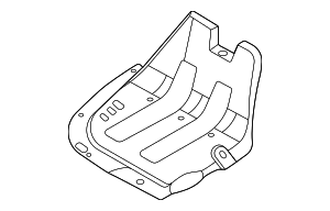 86676-L3000 - Under Cover 2021-2024 Kia K5 | Kia.Parts Store