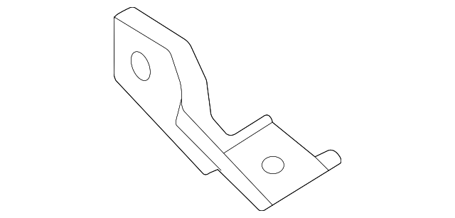 86636-L3000 - Impact Bar Lower Bracket 2021-2024 Kia K5 | Kia.Parts Store