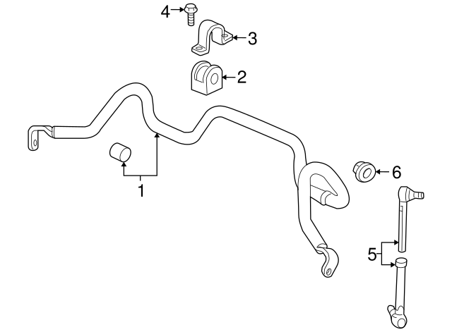 2007-2009 Suzuki XL-7 Stabilizer Bar Bushing 42412-78J00 | World OEM ...