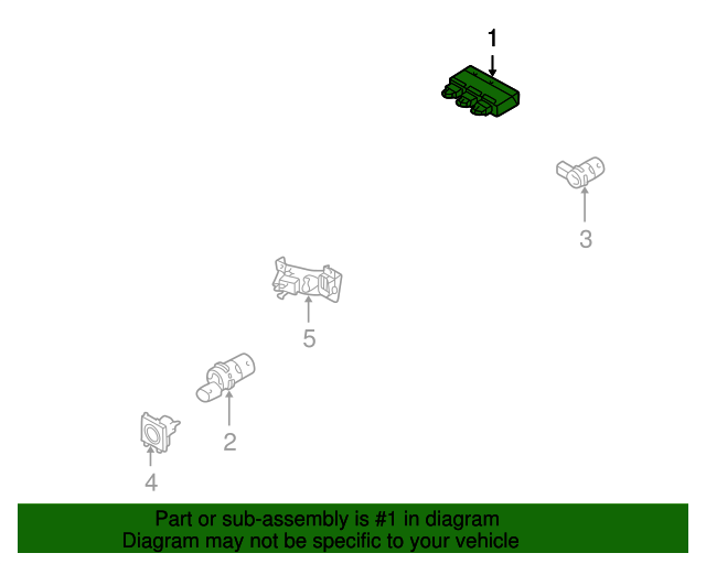 66-20-9-185-139 - Control unit PDC 2002-2010 BMW | AutoNationParts.com