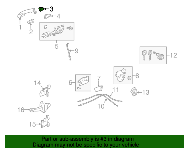69217-0R060-B2 - Cover 2016-2018 Toyota RAV4 | AutoNationParts.com