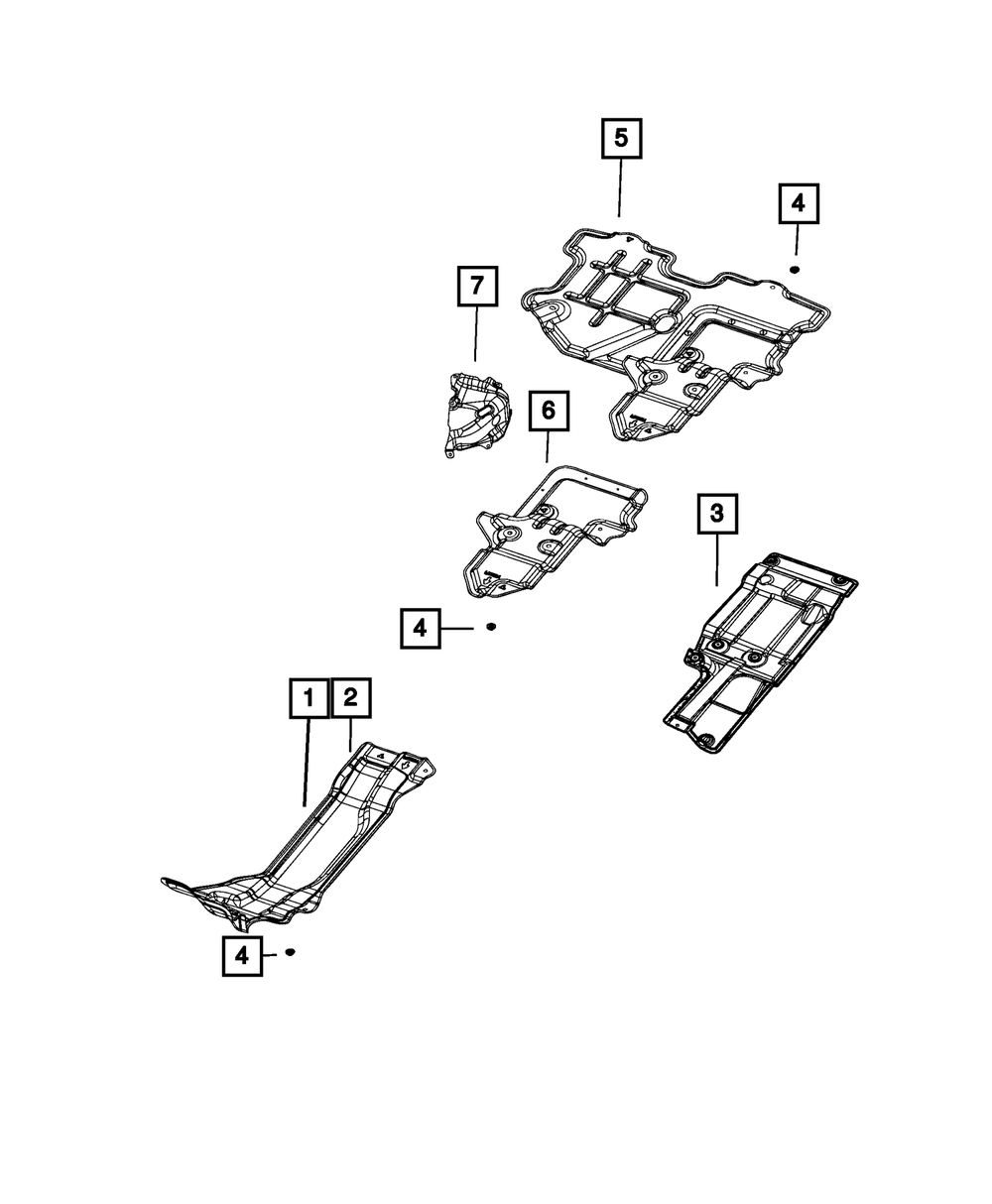 68296718AB - Heat Shield 2020-2023 Jeep Wrangler | Mopar Factory Parts