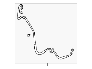 2018-2019 Buick LaCrosse Air Conditioning Refrigerant Liquid Hose ...