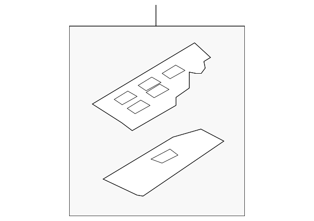 2007-2008 Chevrolet Aveo Switch Bezel - Driver's Side (LH) 96652180 ...