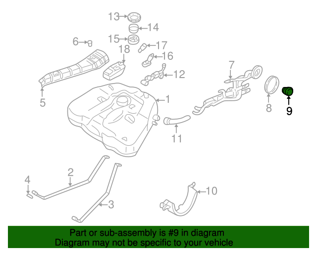 1995-2001 Nissan Cap 17251-4B001 | Nissan RVA