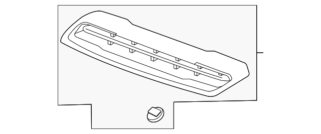 2020-2023 Chevrolet Black Hood Ornamentation Vent 84221739 GM ...