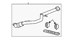 2016-2022 GM Exhaust Front Pipe 84413390 GM | GMPartsDirect.com
