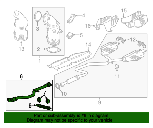 2016-2022 GM Exhaust Front Pipe 84413390 | TascaParts.com