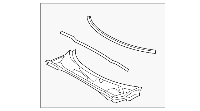 Toyota Cowl Grille 55708-0E061 | Auto Parts